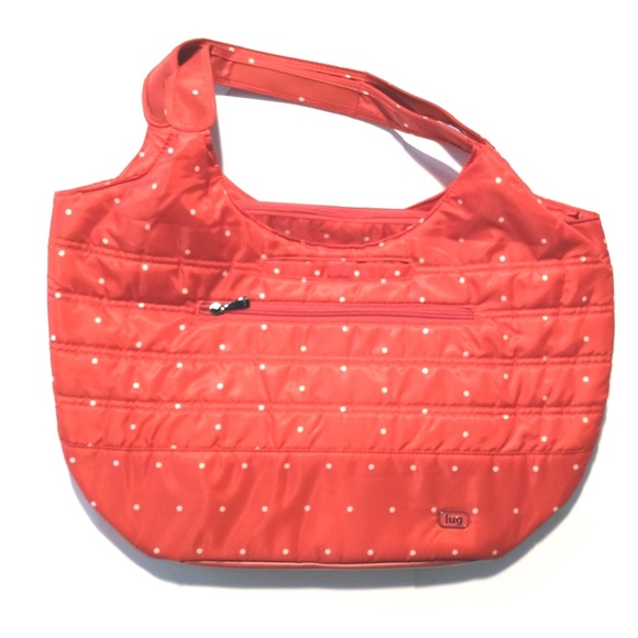 lug | Bags | Lug Gondola Tote Orange W White Dots New | Poshmark